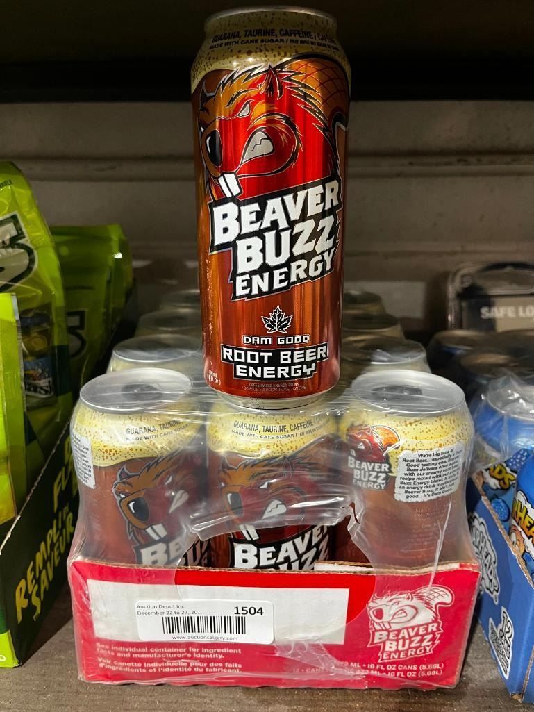Beaver Buzz EnergyDam Good Root Beer 12 x 473ml - A D Auction Depot Inc.