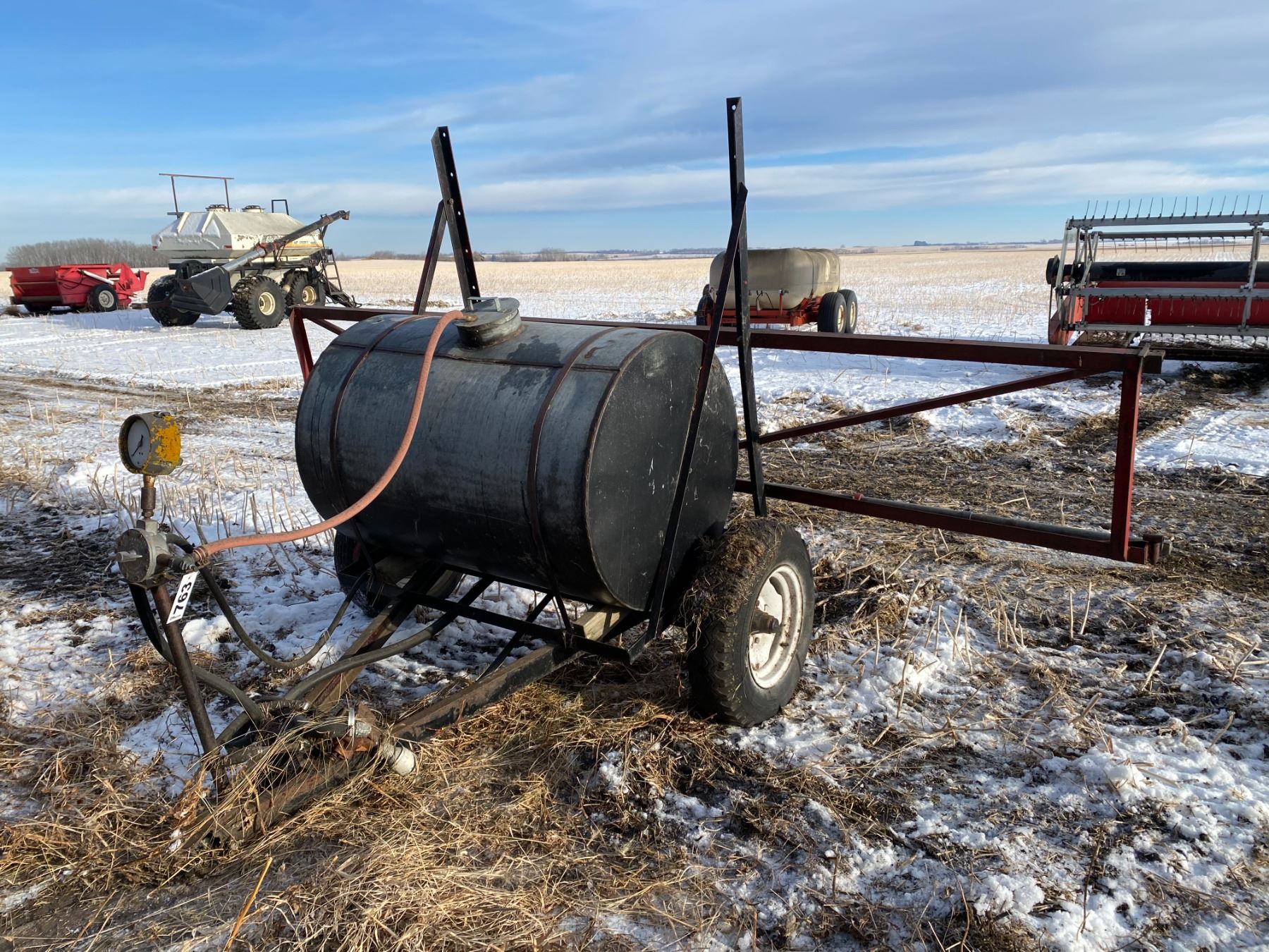 Sprayer tank, cart & pump