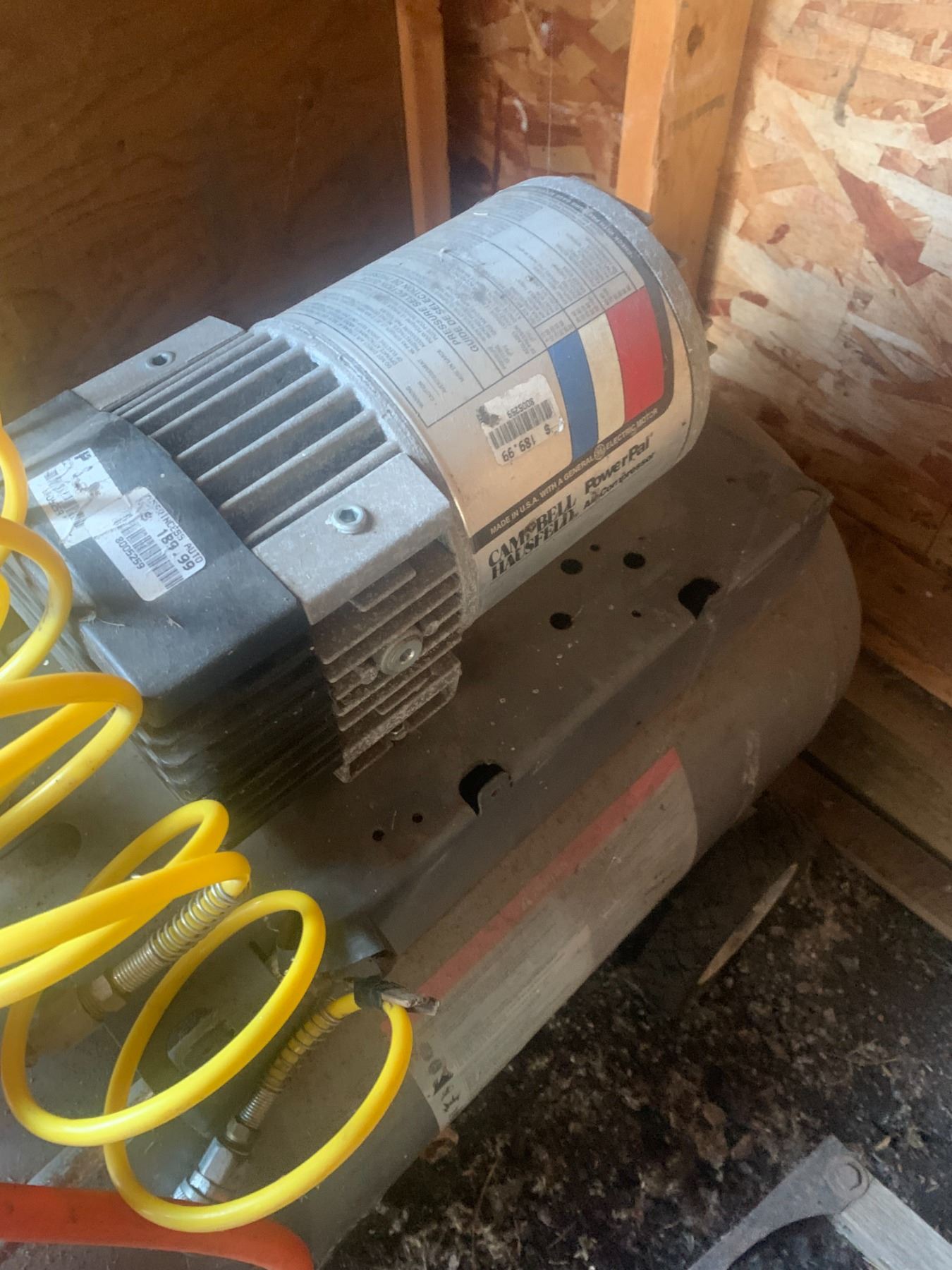 Campbell Power Pal elec. Compressor c/w hose