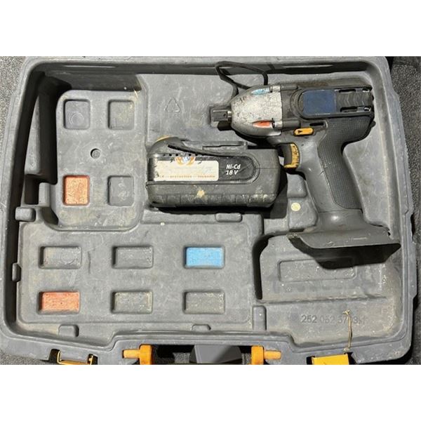 mastercraft maximum ni--cd 18v cle a chocs sans chargeur