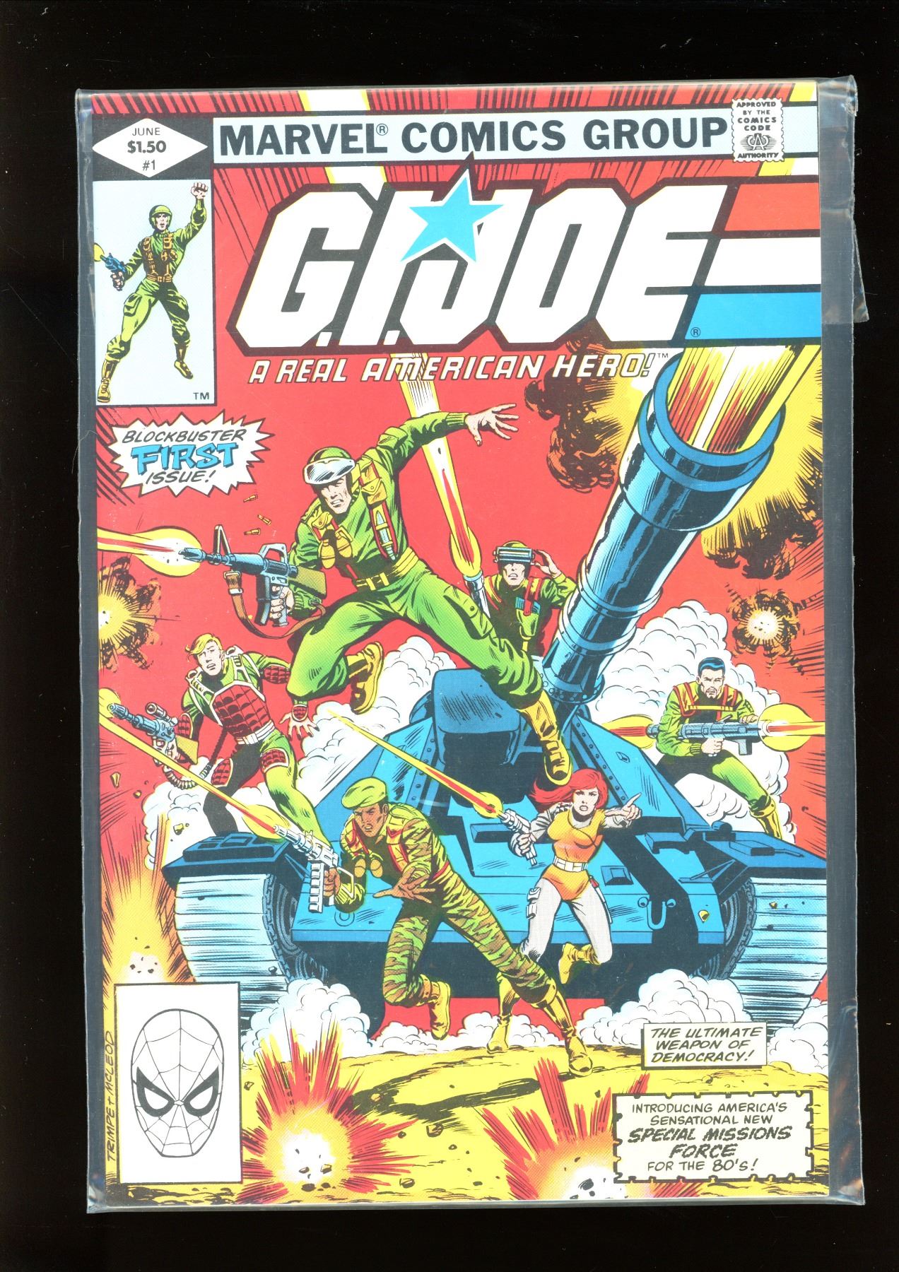 Marvel G.I. Joe A Real American Hero #1 Key Issue 1982