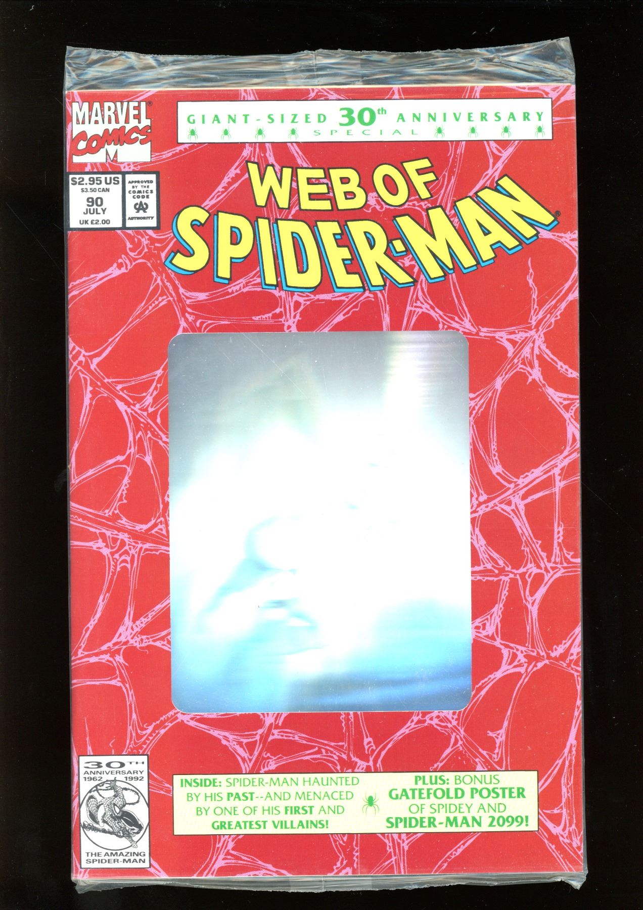 Marvel Web Of Spider-Man #90 Giant Sized 30th Anniversary Factory ...