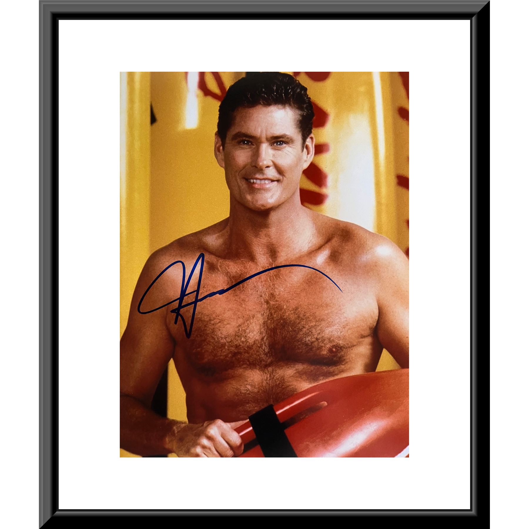 Baywatch David Hasselhoff signed photo