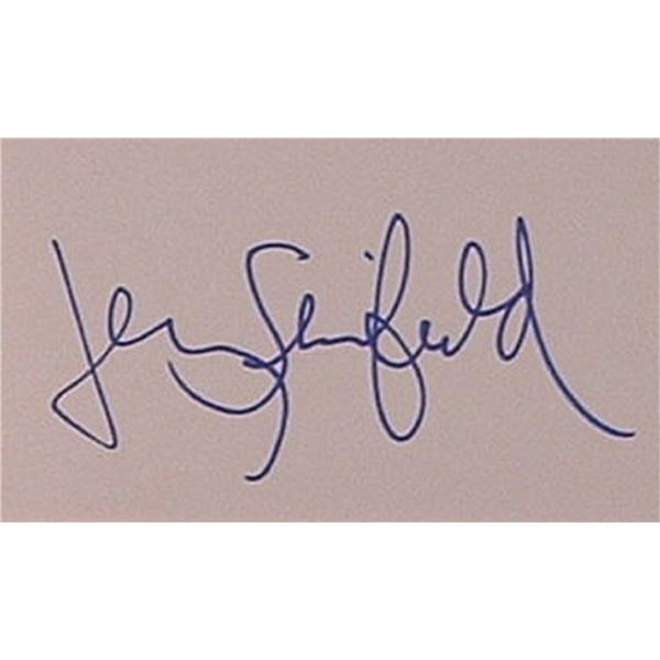 Jerry Seinfeld signature slip