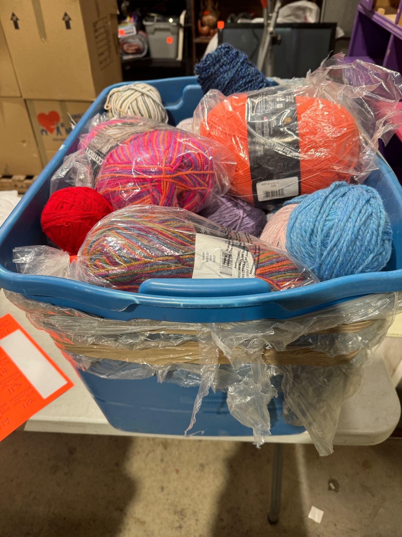 Bin yarn