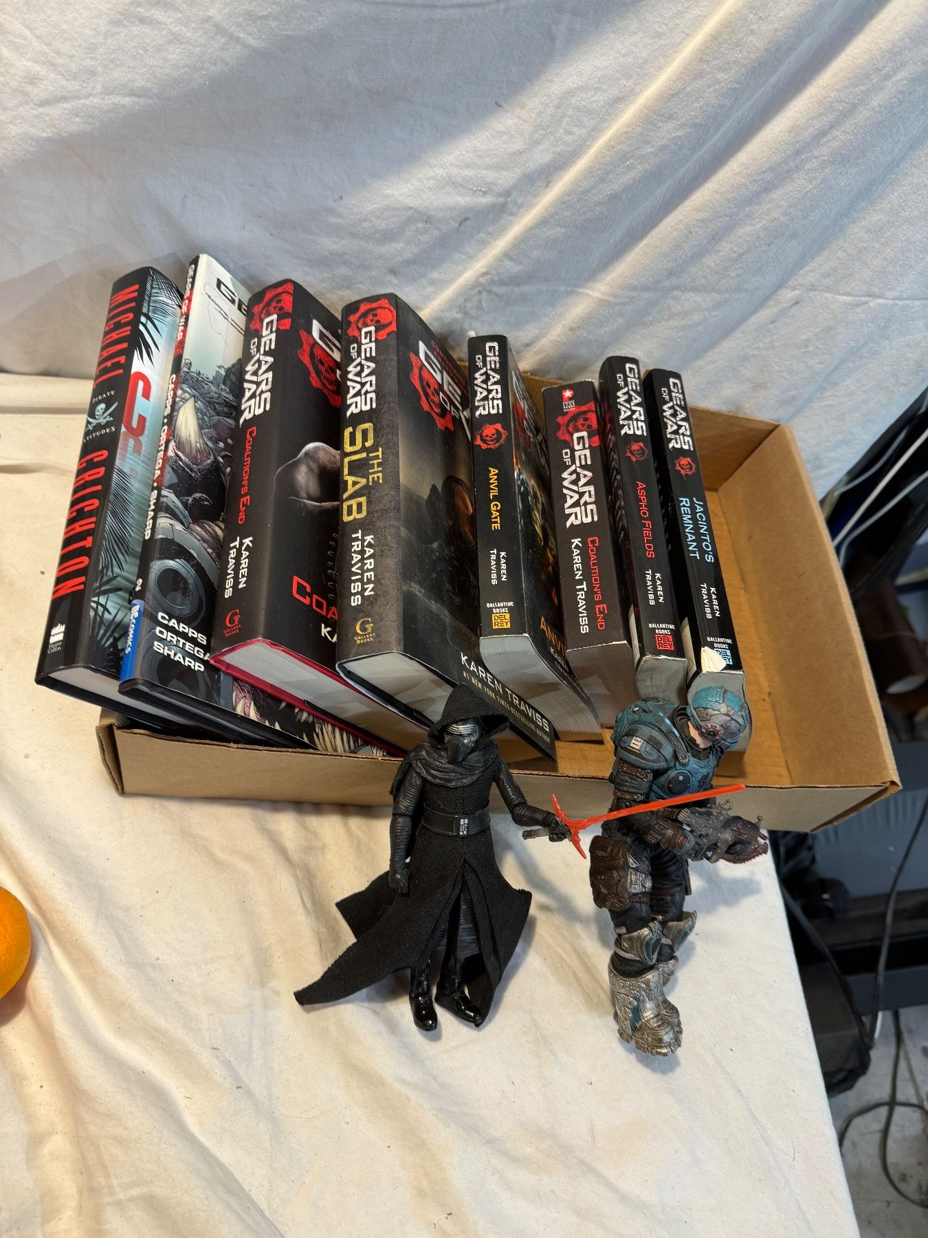 Books and action figures