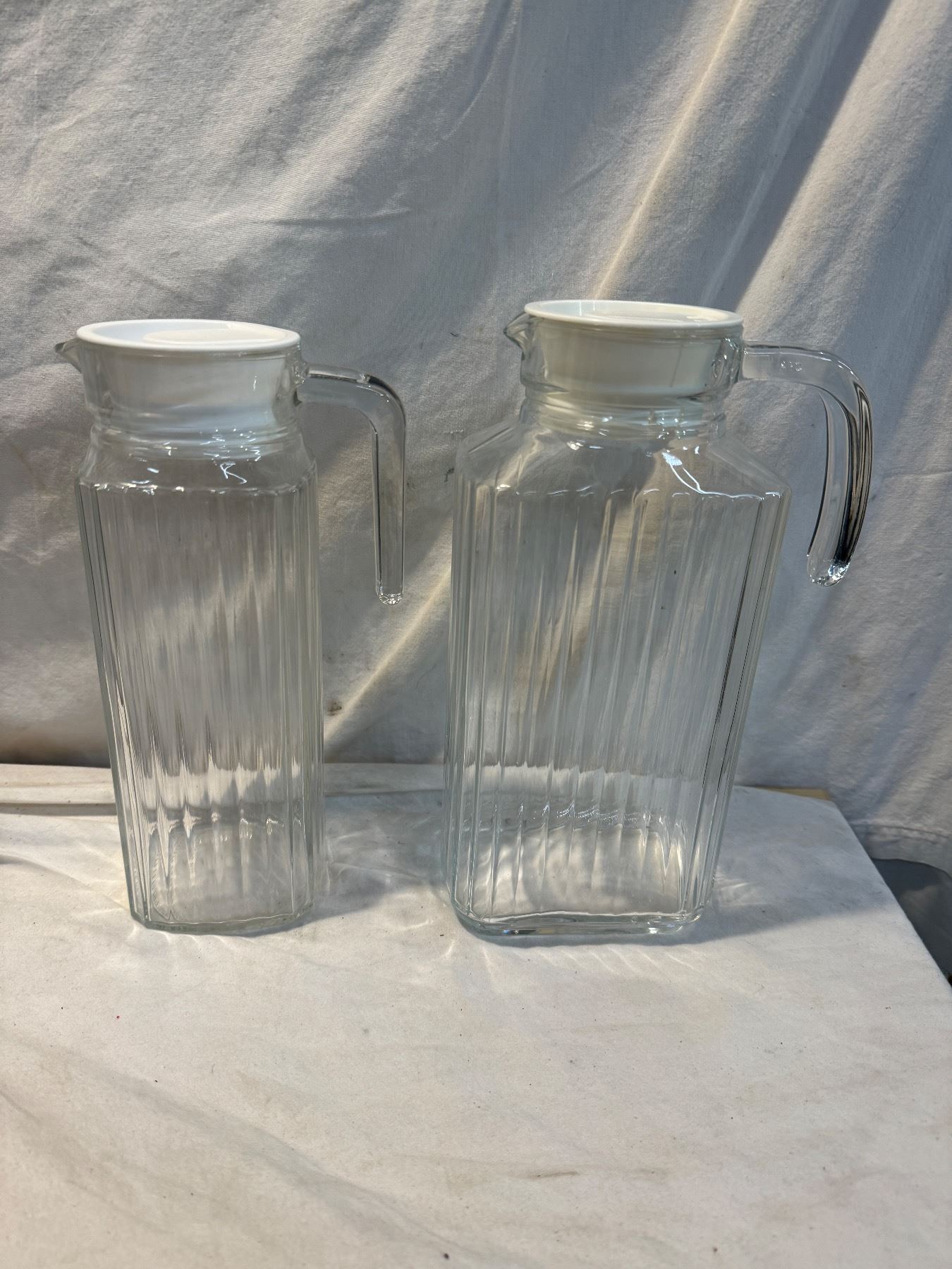 Glass pitchers