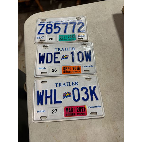Trailer plates