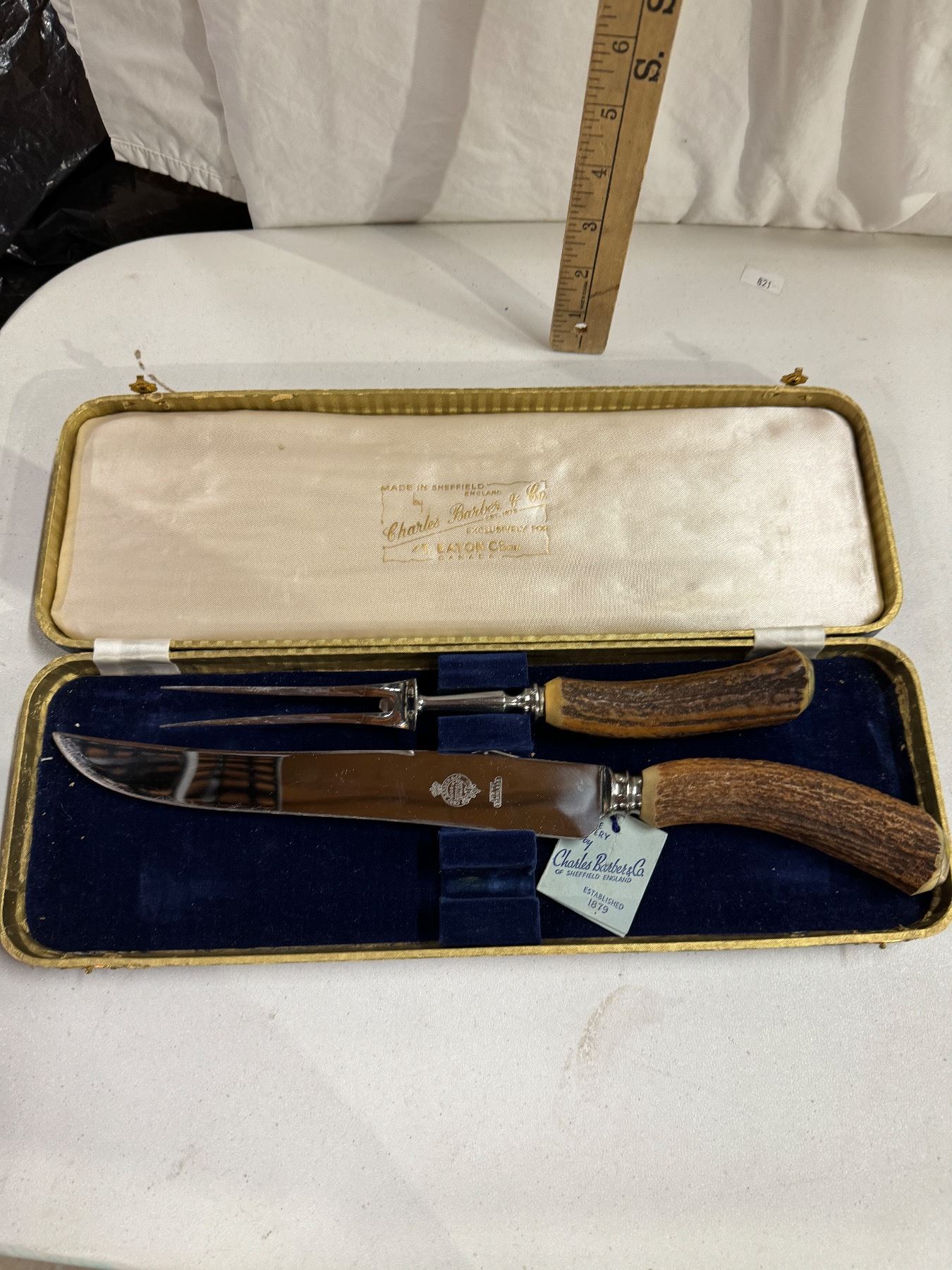 Charles Barber & co carving items