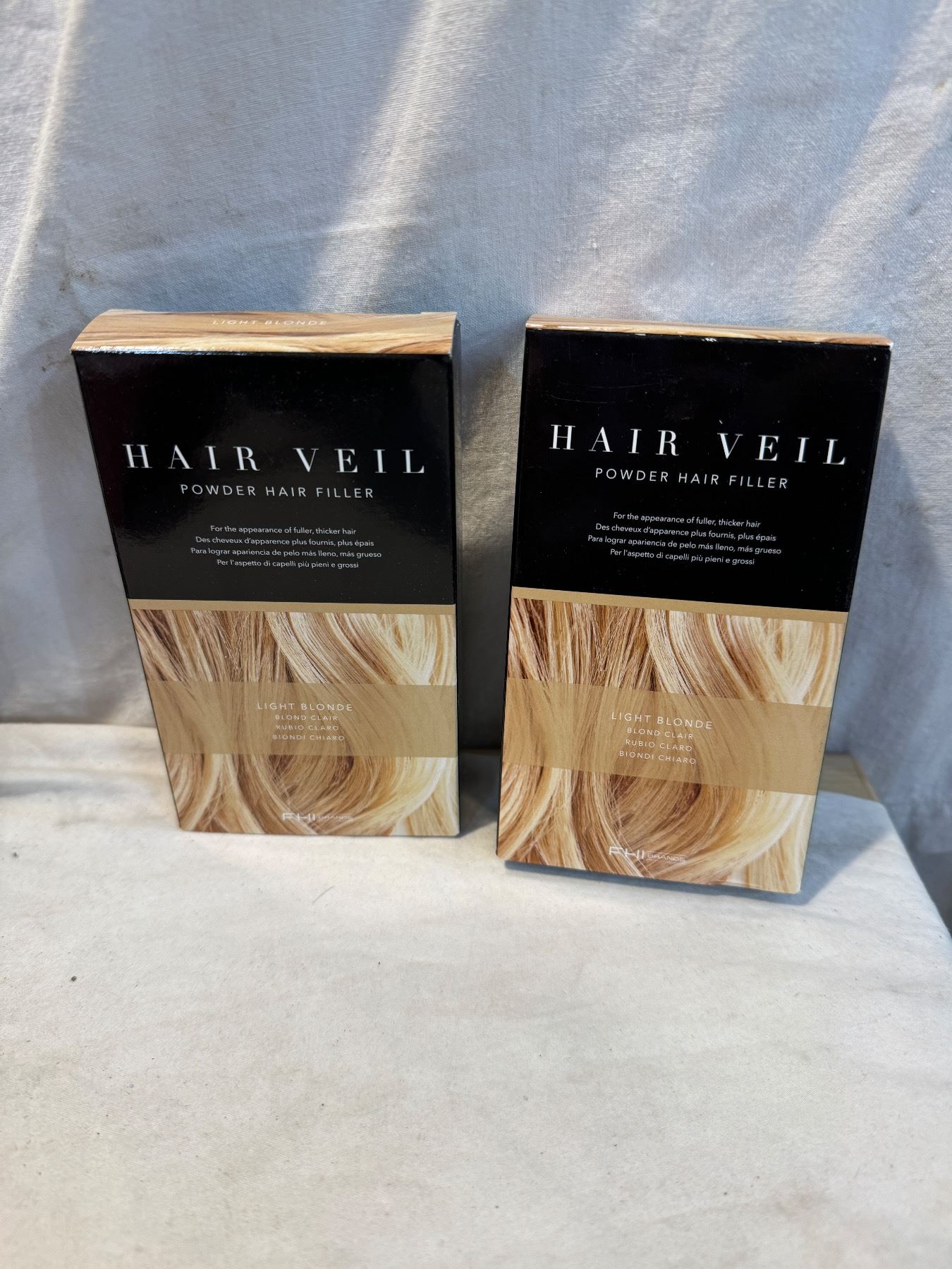 Hair veil powder hair filler light blonde