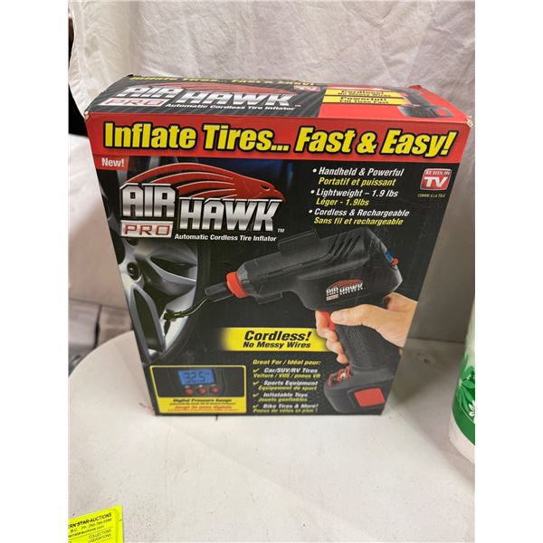 Air hawk pro tire inflator for