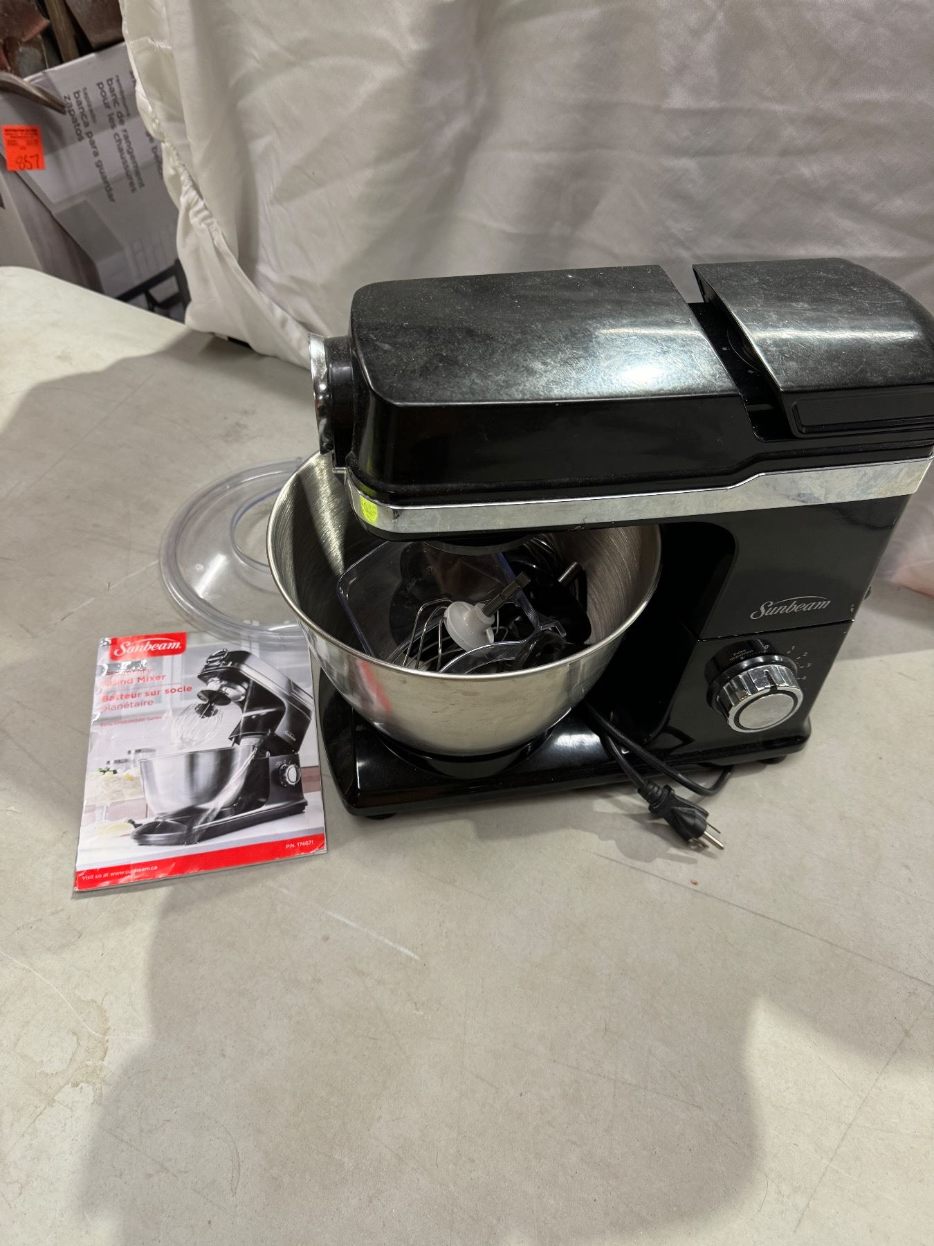 Sunbeam mixer and attachments