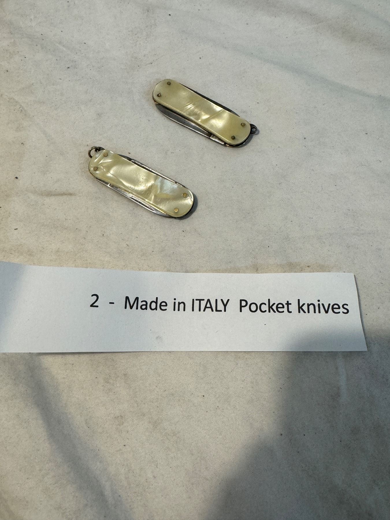 Made in Italy pocket knives
