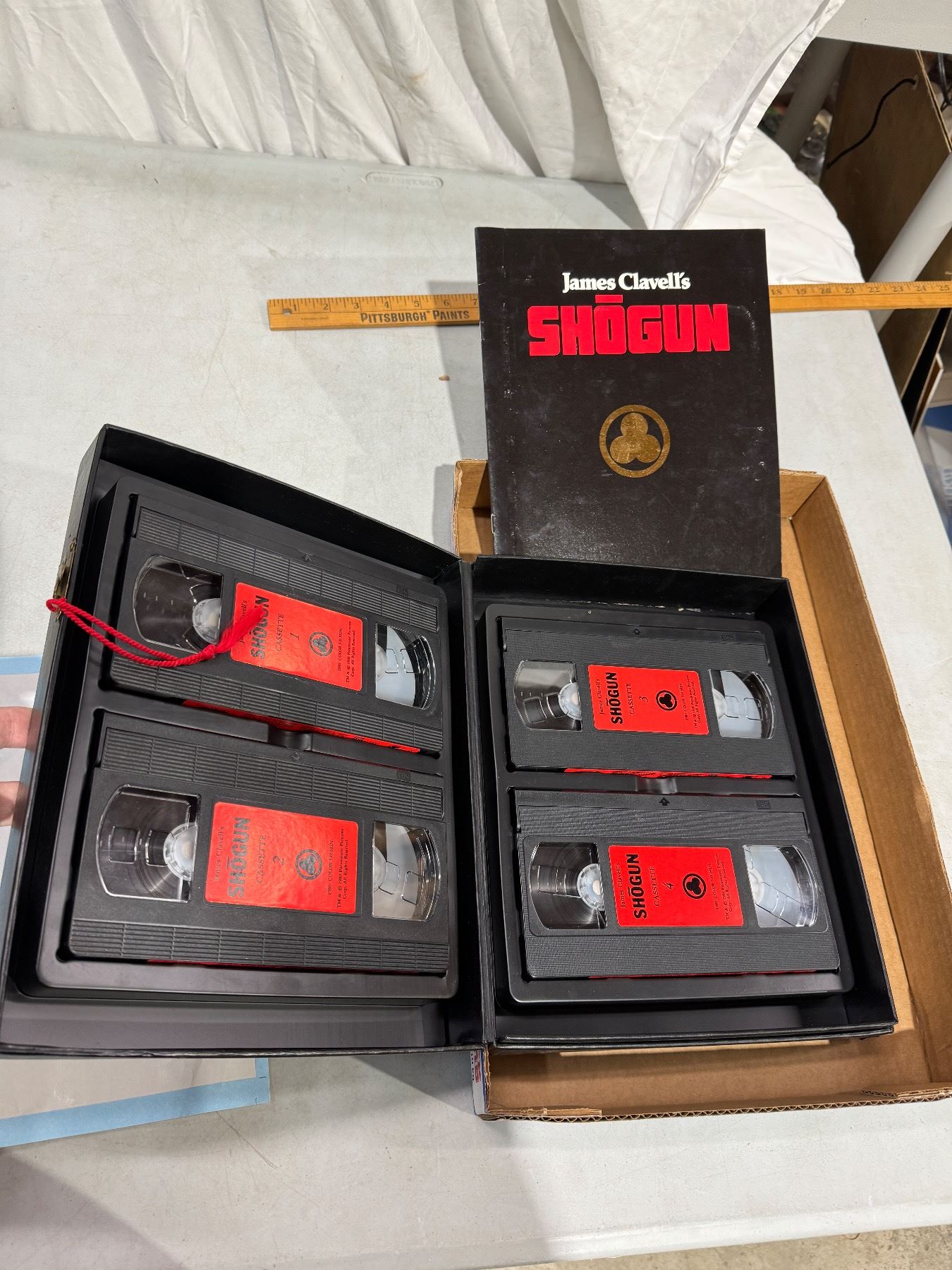 James Clavell's shogun vhs set
