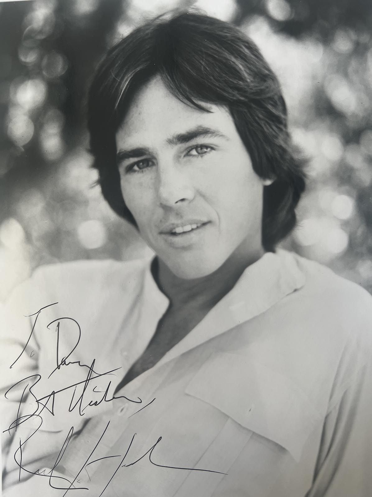 Richard Hatch signed photo. 8x10 inches