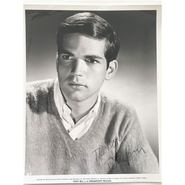 Tony Bill signed photo. 8x10 inches