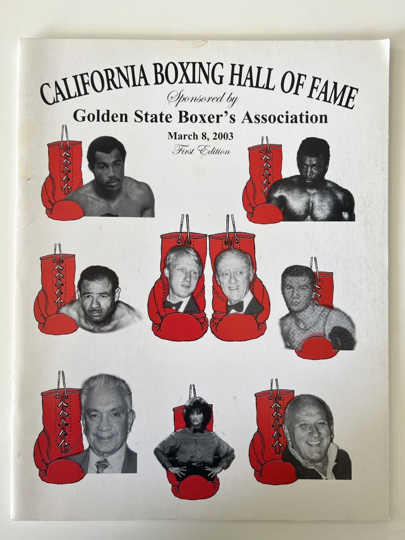 California Boxing Hall of Fame magazine