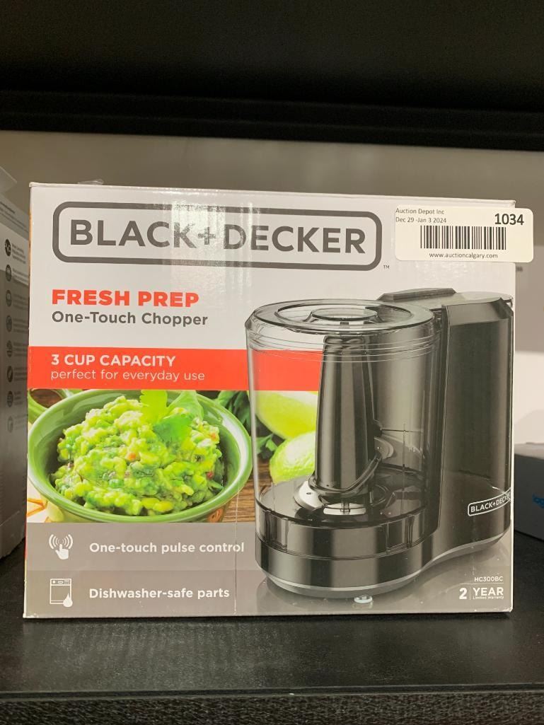Black + Decker Fresh Prep One Touch Chopper wit Pulse Control