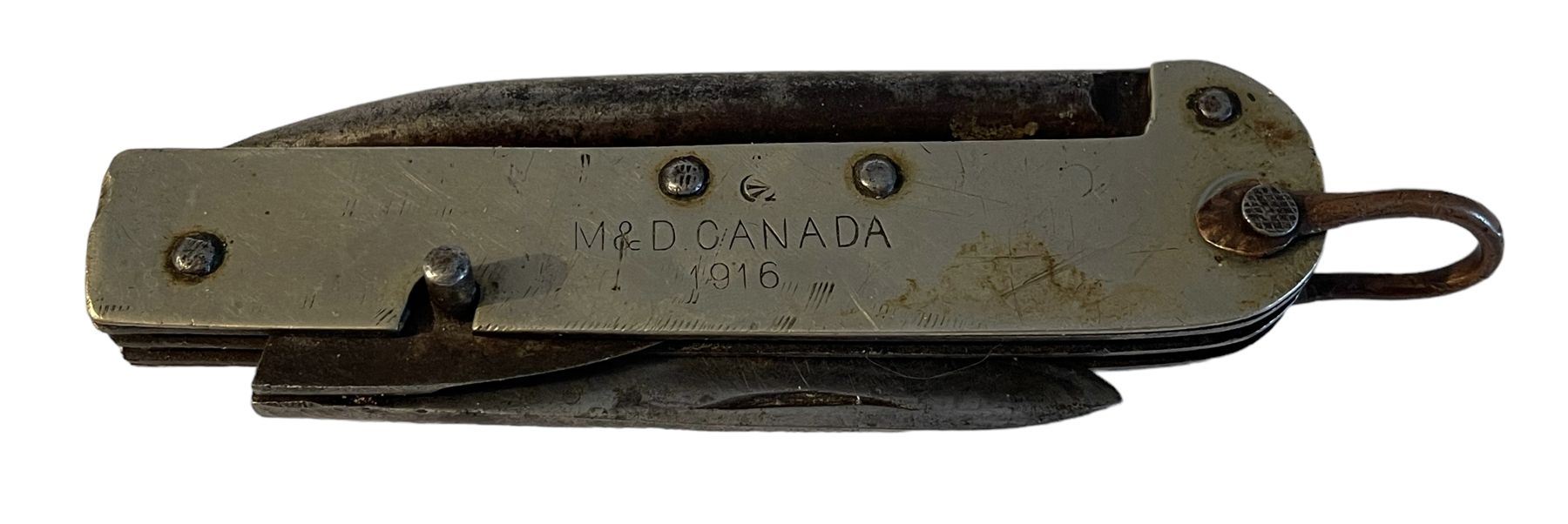 WW1 CEF Canadian Army 1916 dated Clasp Knife