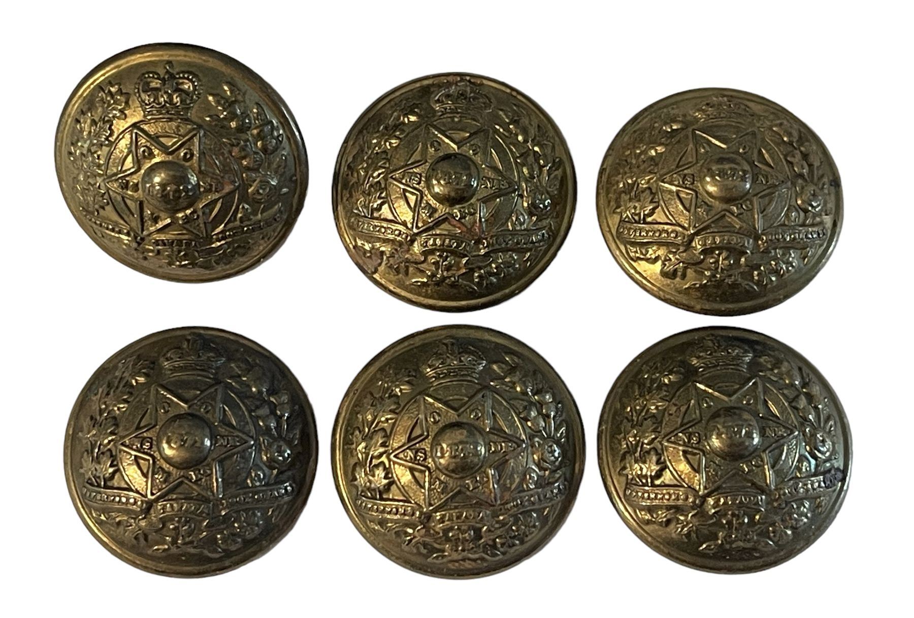 Lot of Canadian Governor Generals Foot Guards Military Uniform Buttons