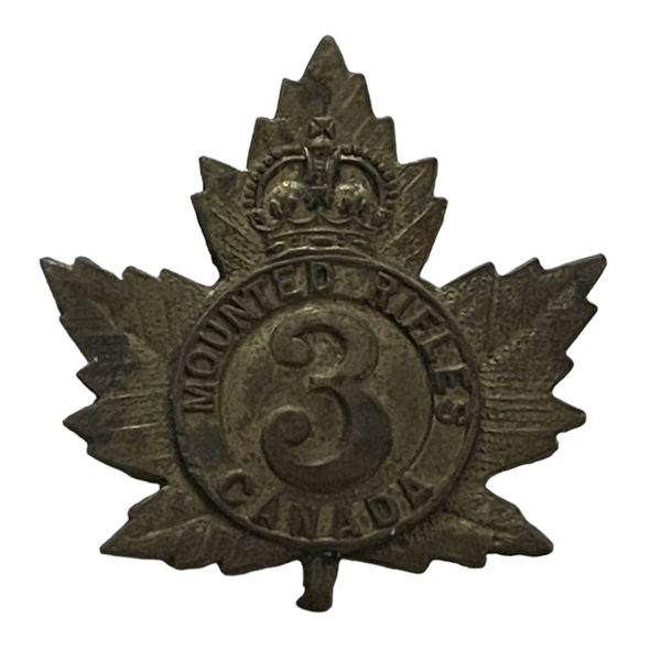 WW1 CEF 3rd Mounted Rifles Cap Badge