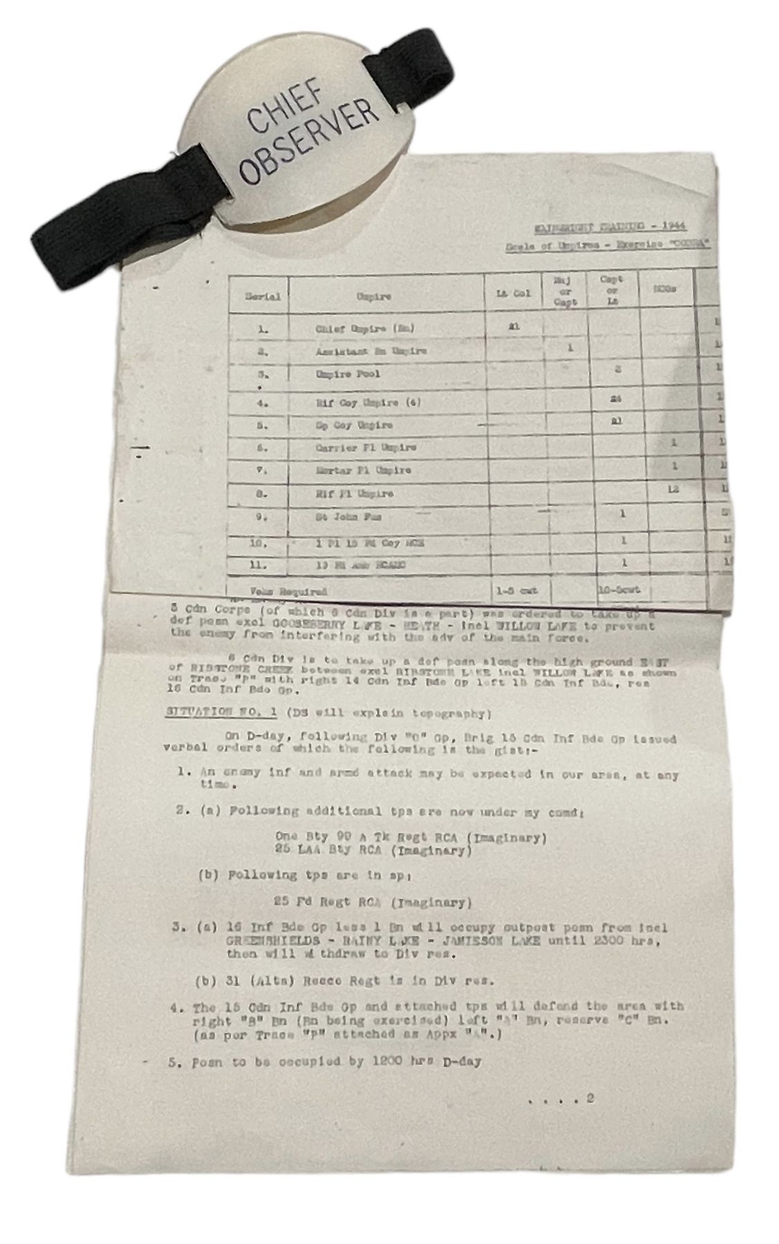 WW2 1944, Operation Cobra Training Exercise Artifacts. Camp Wainwright ...