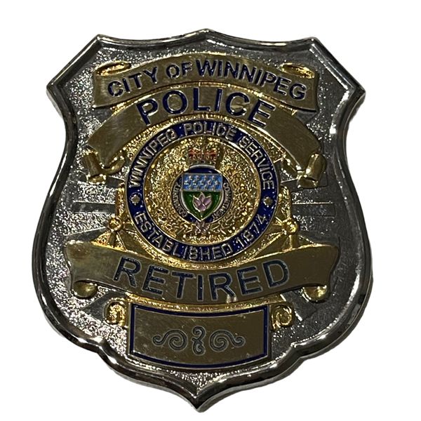 Winnipeg Police Retired Badge