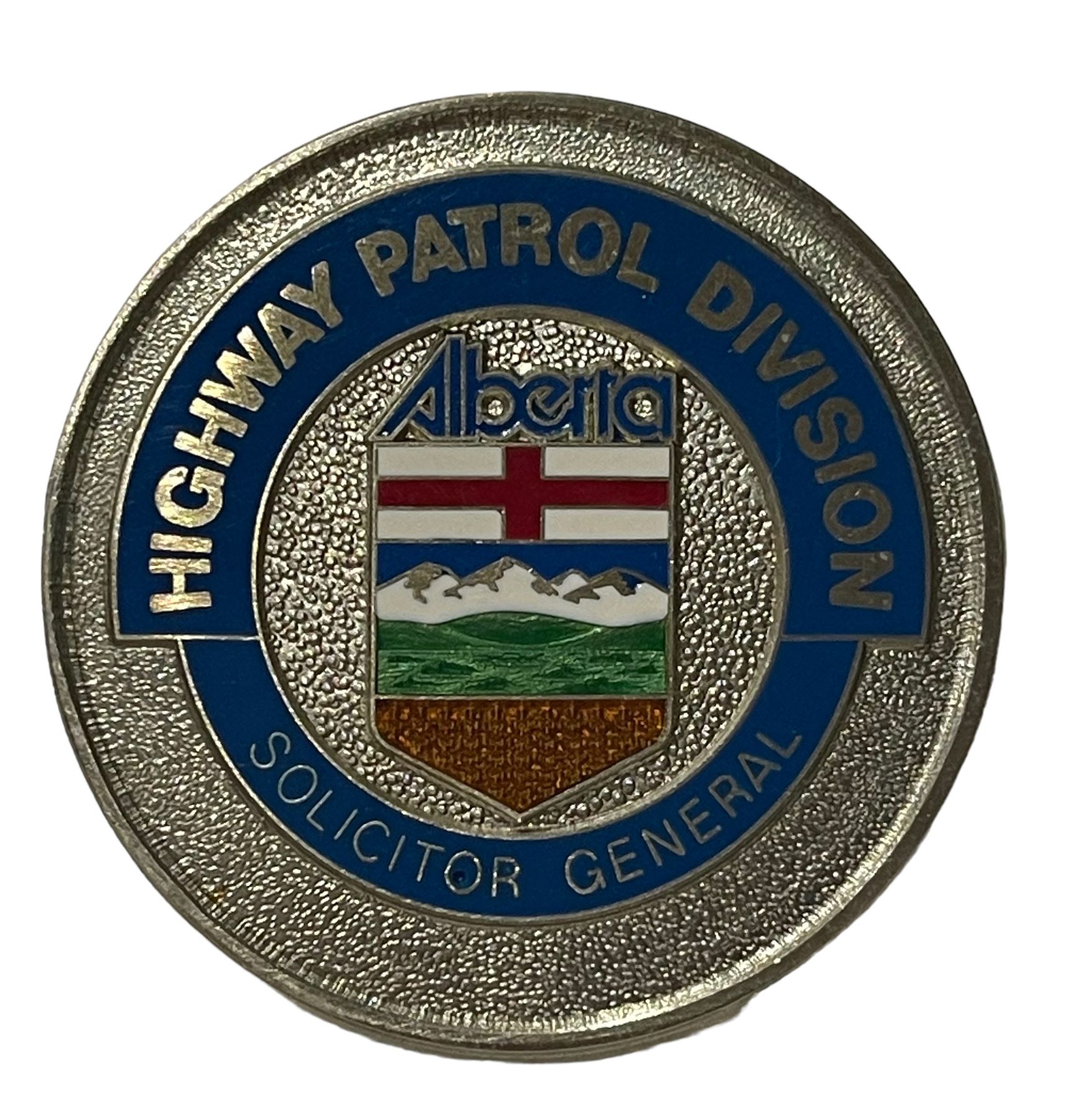 Alberta Solicitor General Highway Patrol Division Cap Badge