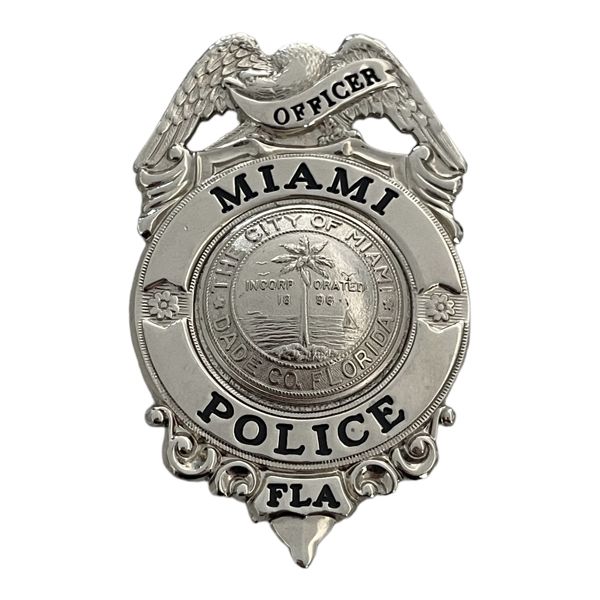 Miami Florida Police Officer Badge