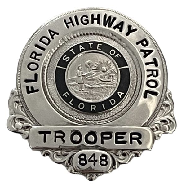 Florida Highway Patrol TROOPER Police Badge