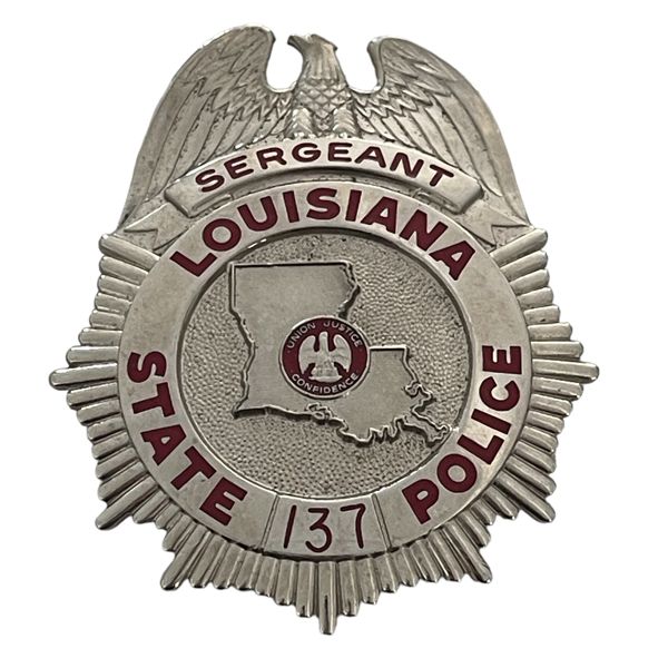 Louisiana State Police Sergeant Badge