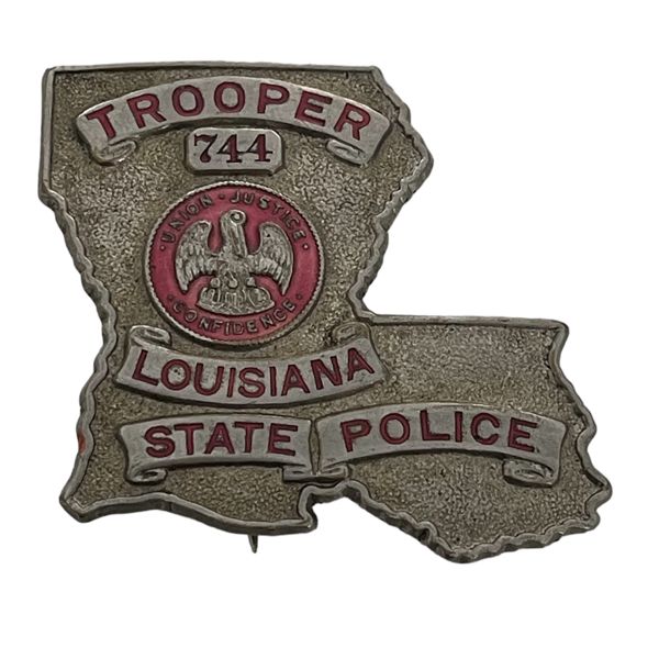 Louisiana State Police Trooper Badge