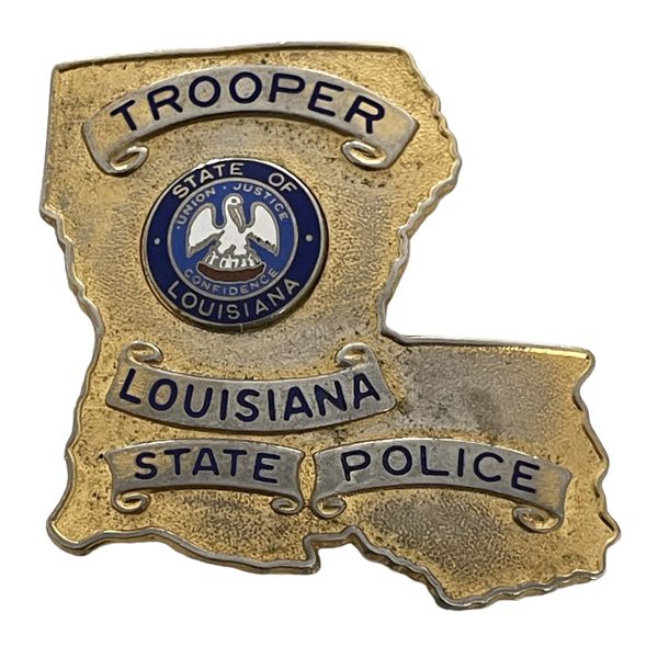 Louisiana State Police Trooper Badge