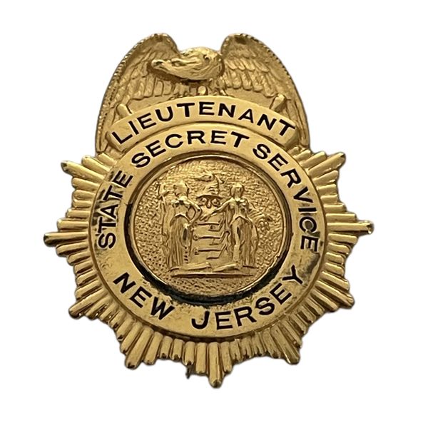 New Jersey State Secret Service Police Badge