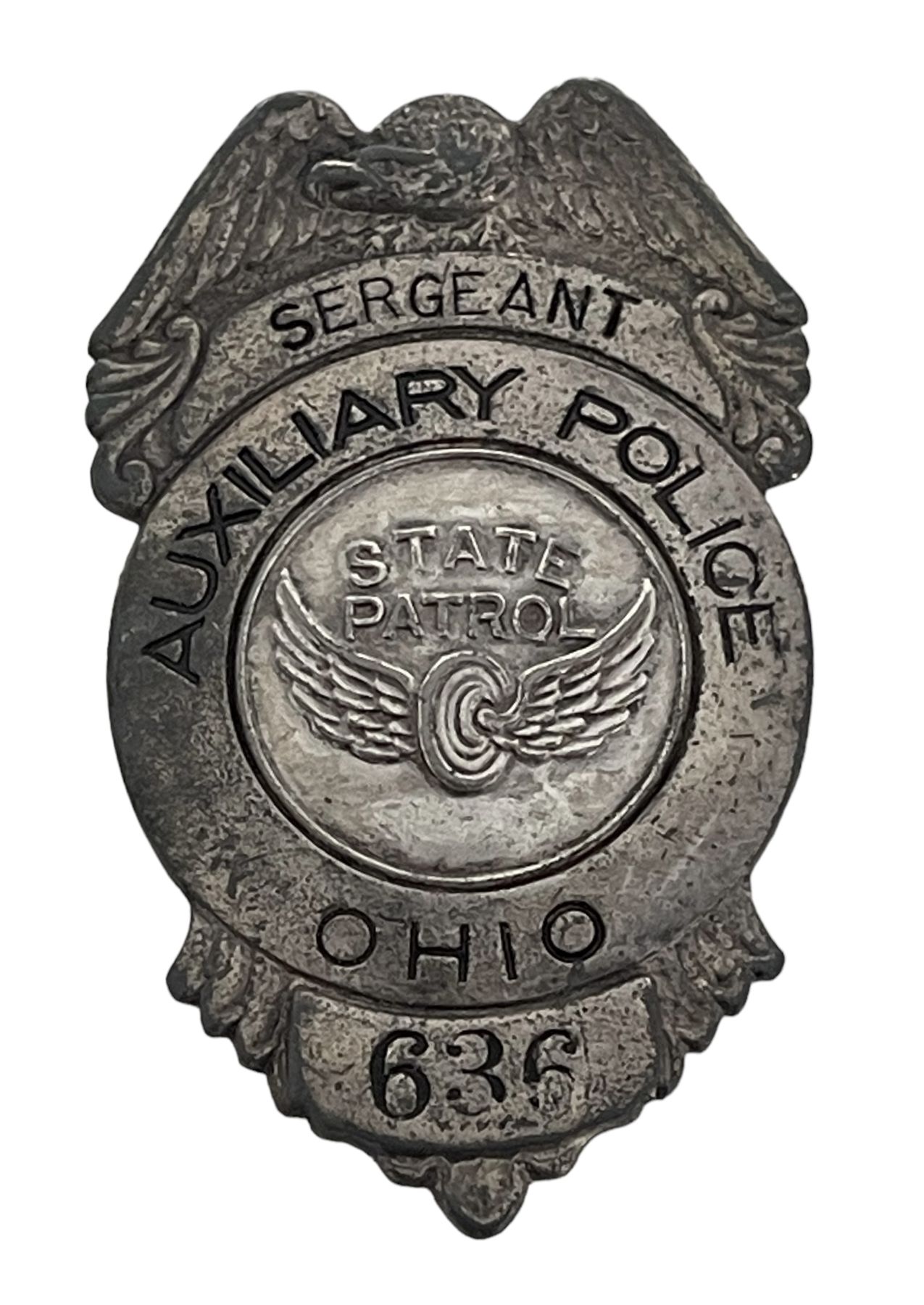 Ohio State Patrol Police Badge