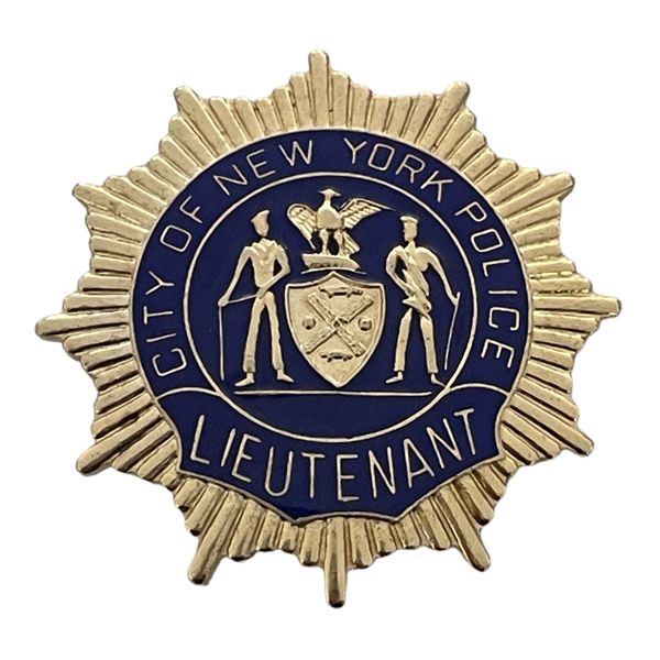 City of New York Police Lieutenant Badge