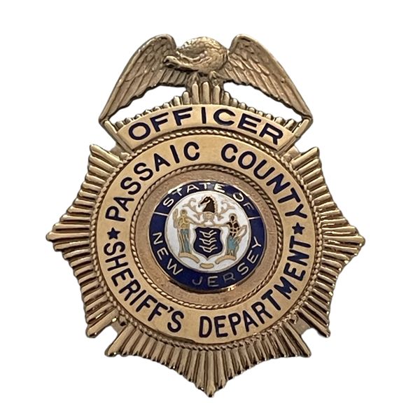 Passaic County Sheriffs Department New Jersey Police Badge