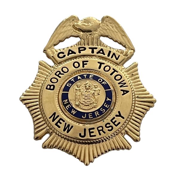 Boro of Totowa New Jersey Police Badge Boro of Totowa New Jersey Police Badge
