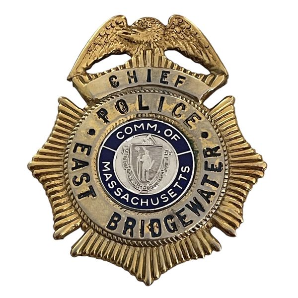 East Bridgewater Massachusetts Police Chief Badge