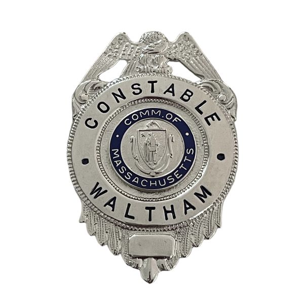 Waltham Massachusetts Constable Police Badge