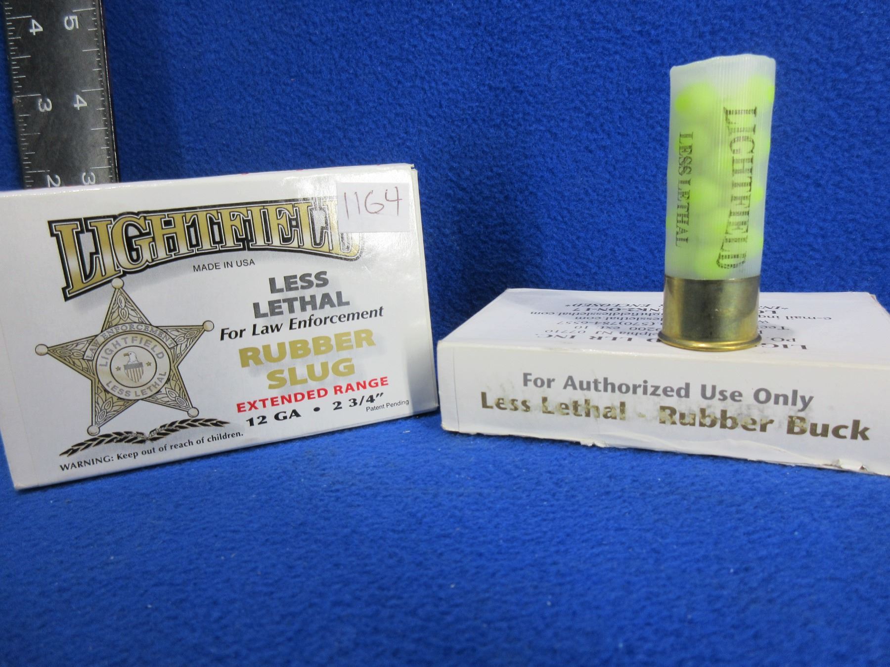 12 Ga 2 3/4" Rubber Slug and Rubber Buckshot Shotshells