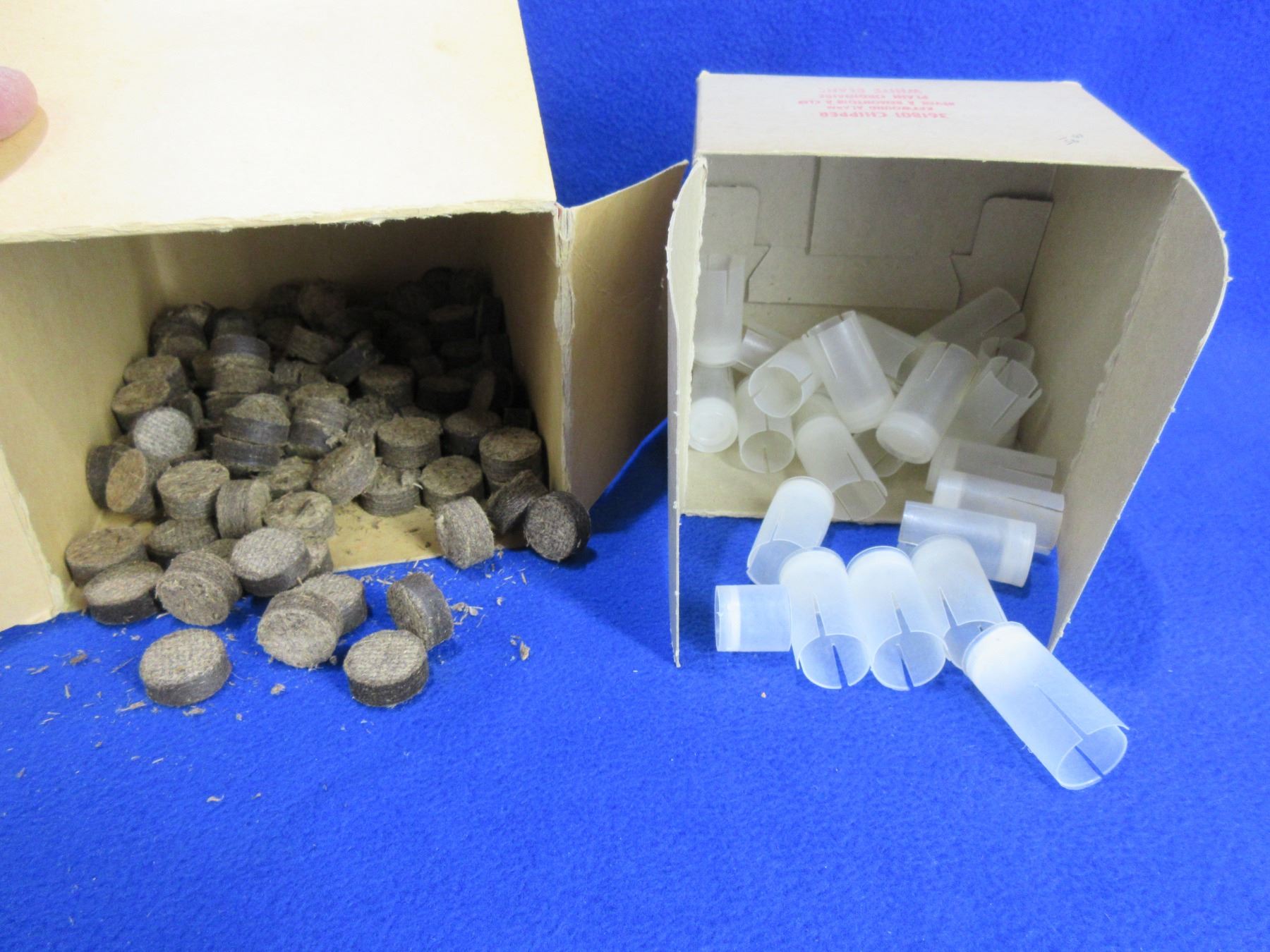 12 Gauge Shotshell Wads - 1/4 Box Fibre, 20 Plastic