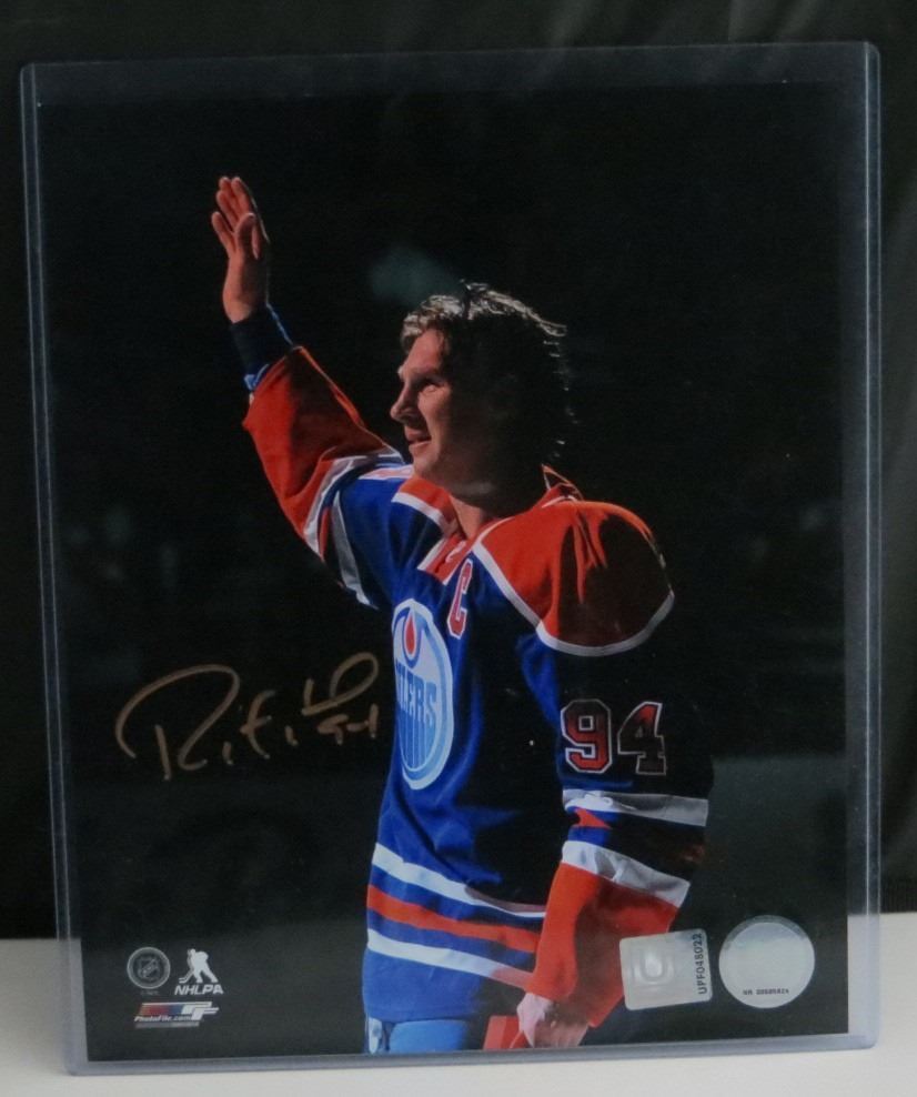 Ryan Smyth Edmonton Oilers Farewell 8x10 Autographed Photo With COA