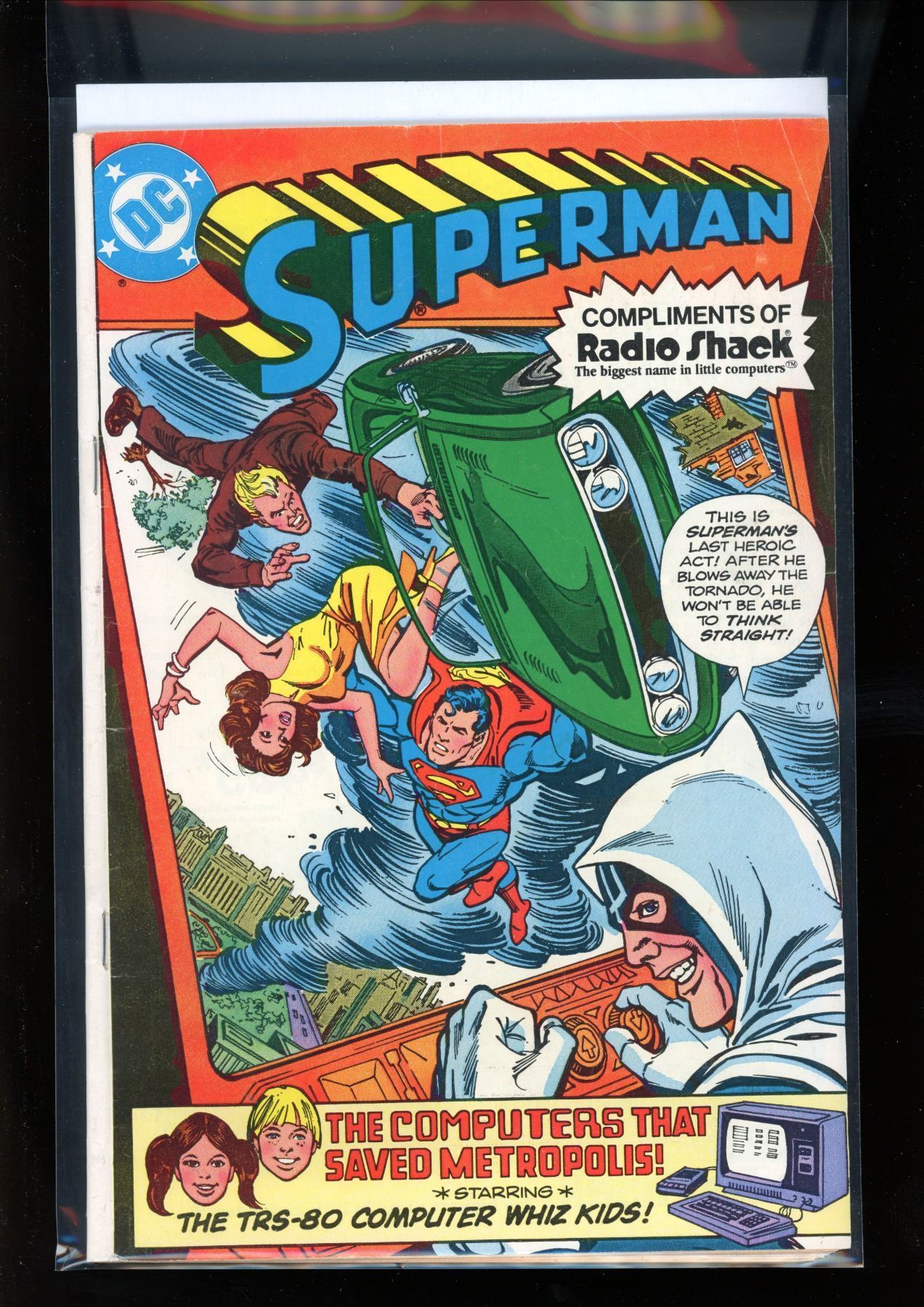 DC Superman Comic 1980 Compliments Of Radio Shack