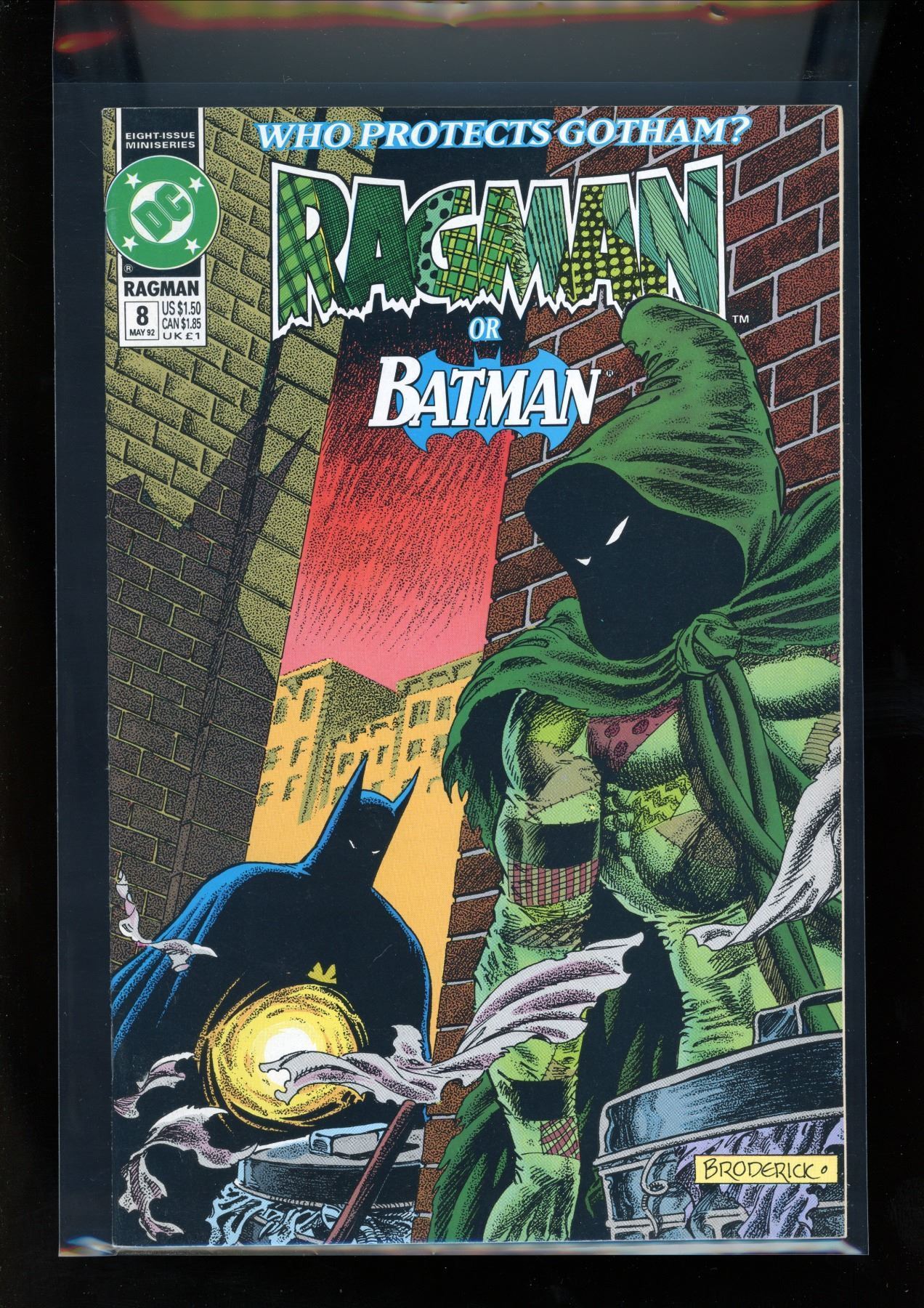 DC Who Protects Gotham Ragman Or Batman #8