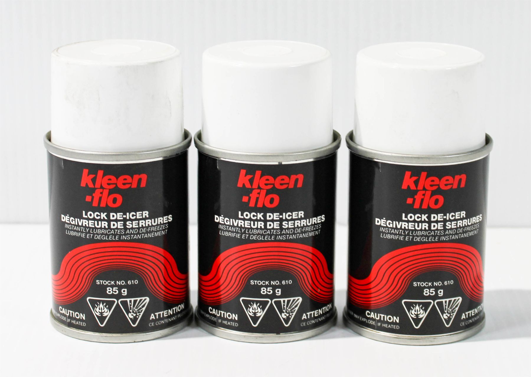 3 KLEEN-FLO LOCK DE-ICER SPRAY 85G PER