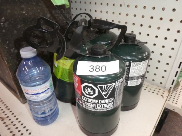4 coleman mini propane tanks