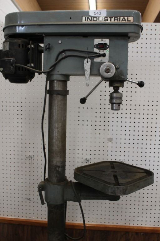 Industrial drill press works