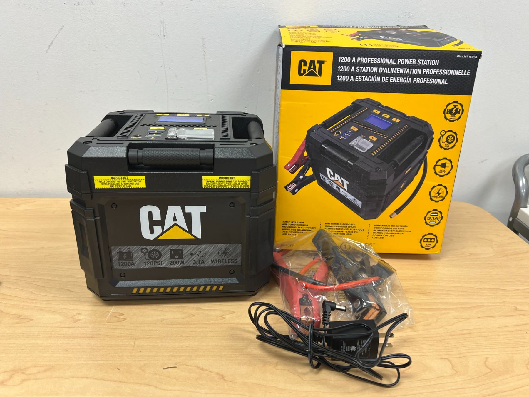 Cat 1200A Professional Power Station - open box, looks new - see all ...