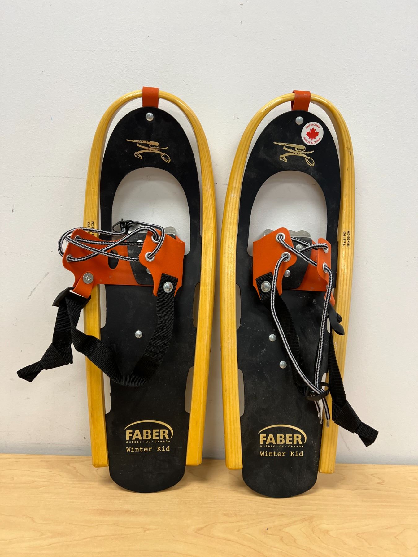 Faber Winter Kid Snowshoes - see photos for size and details